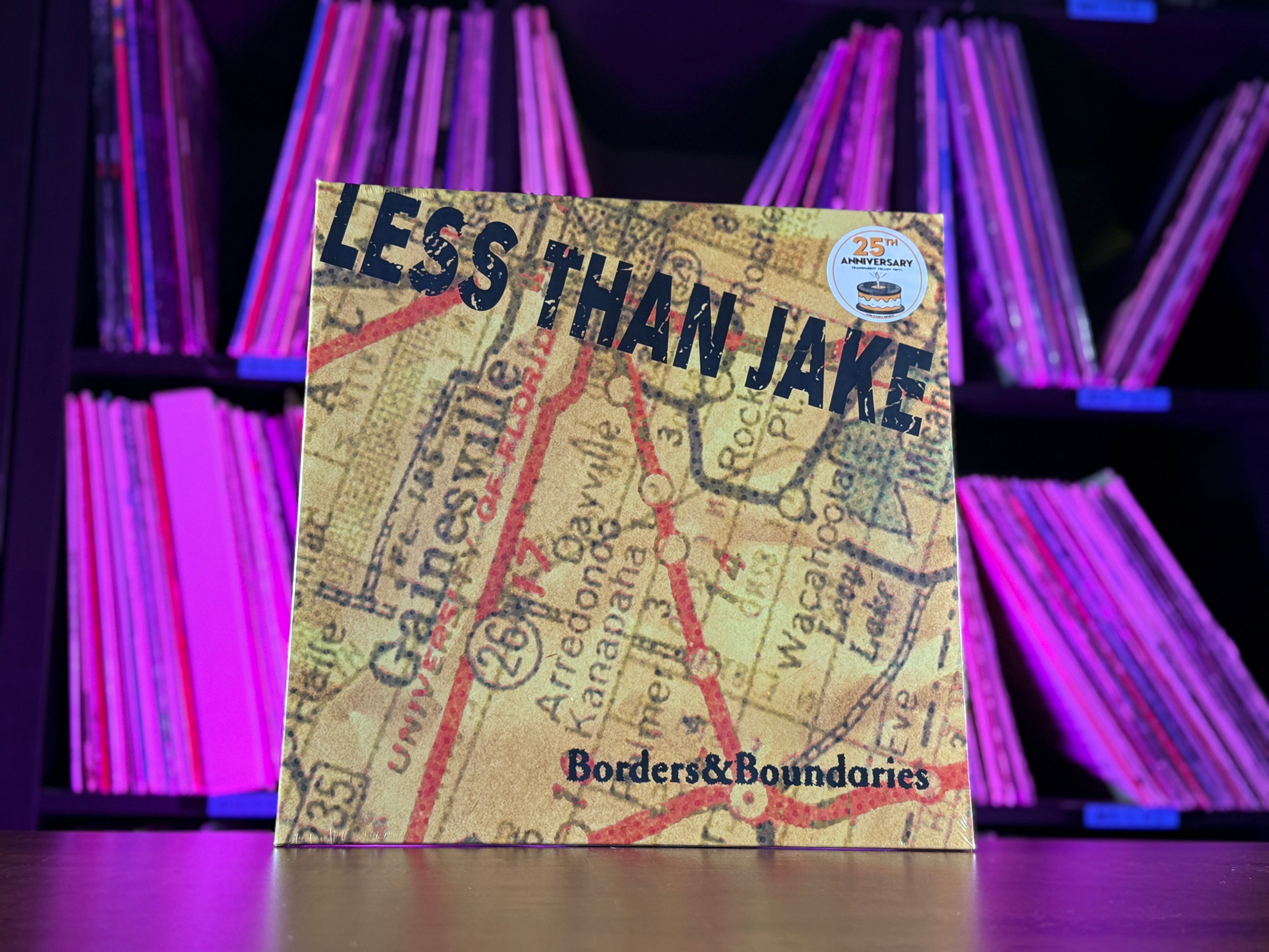 Less Than Jake - Borders & Boundaries 25th Anniversary (Yellow Vinyl ...