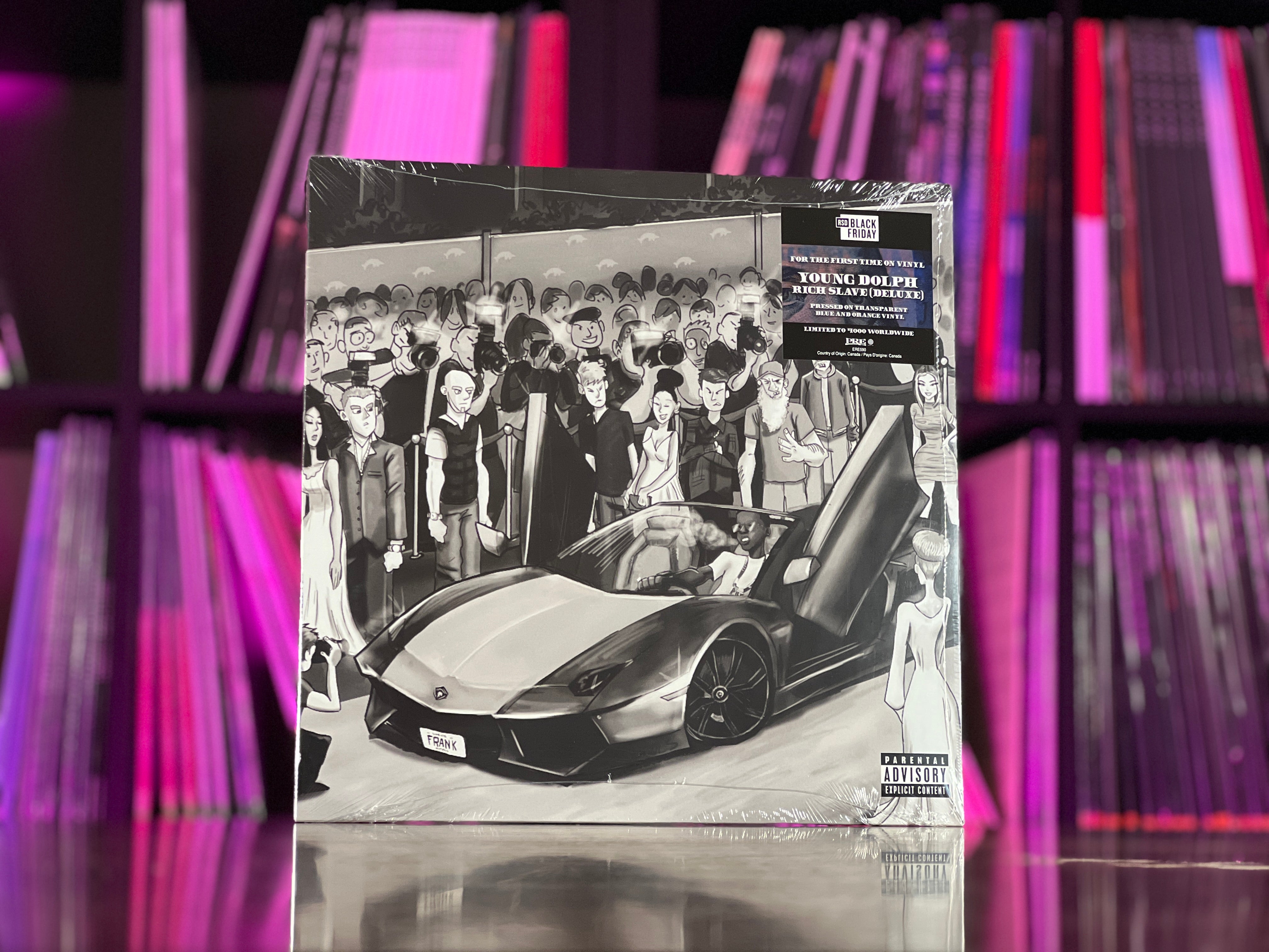 Young Dolph - Rich Slave (Deluxe)(Transparent Blue & Orange Vinyl ...