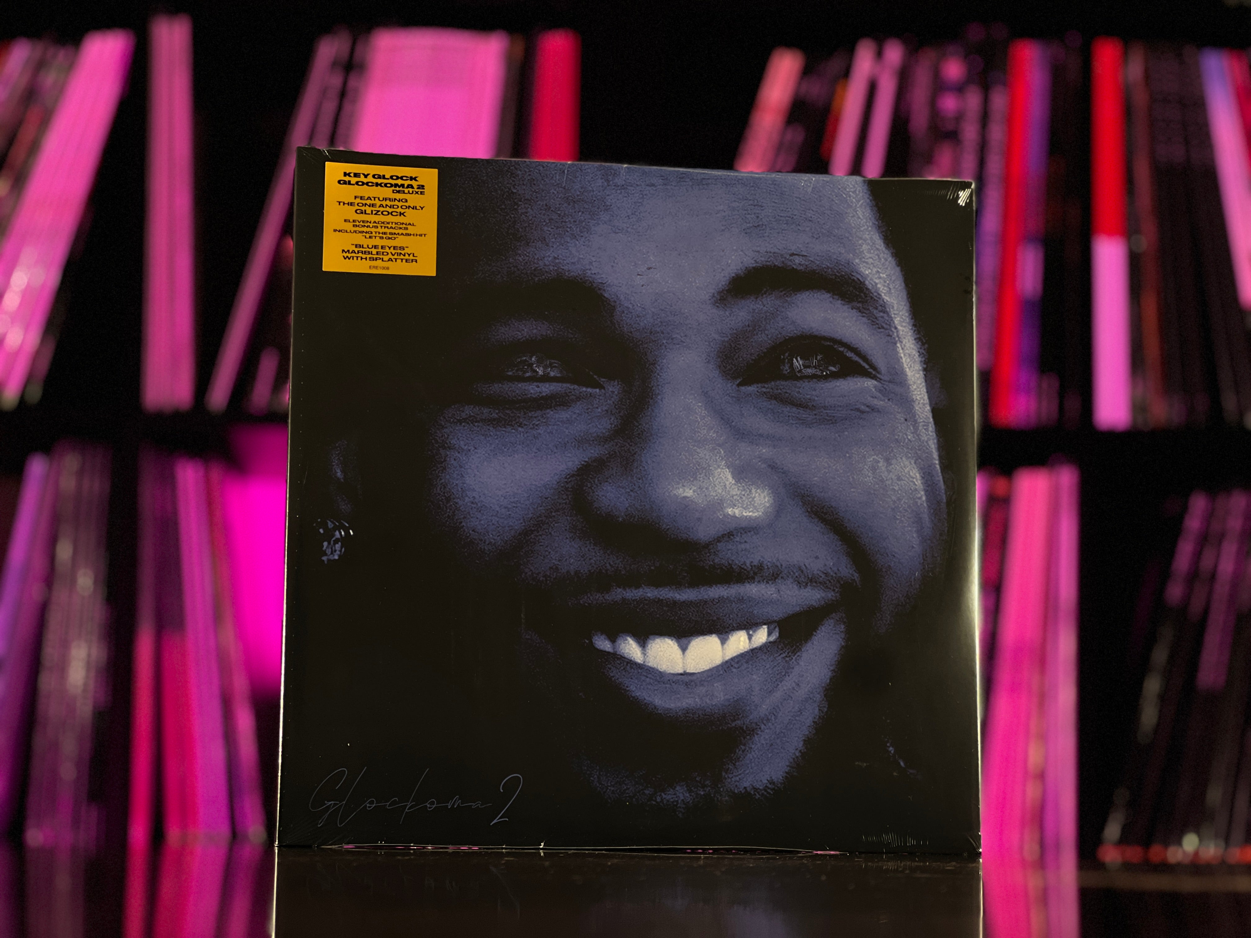 Key Glock - Glockoma 2 (Deluxe Blue Splatter Vinyl) – Rollin' Records