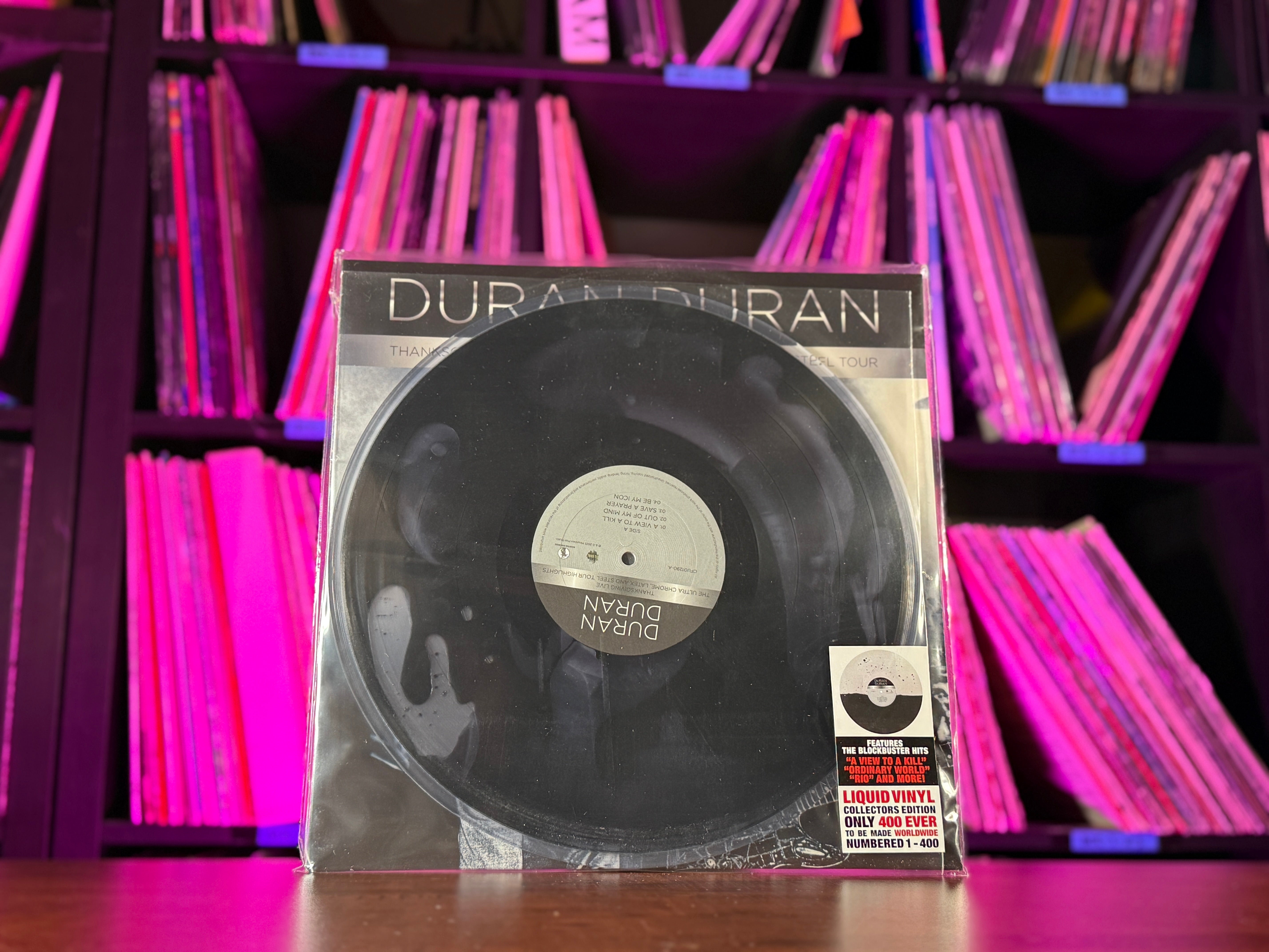 Duran Duran - The Ultra Chrome Latex & Steel Tour (Liquid Vinyl Number ...