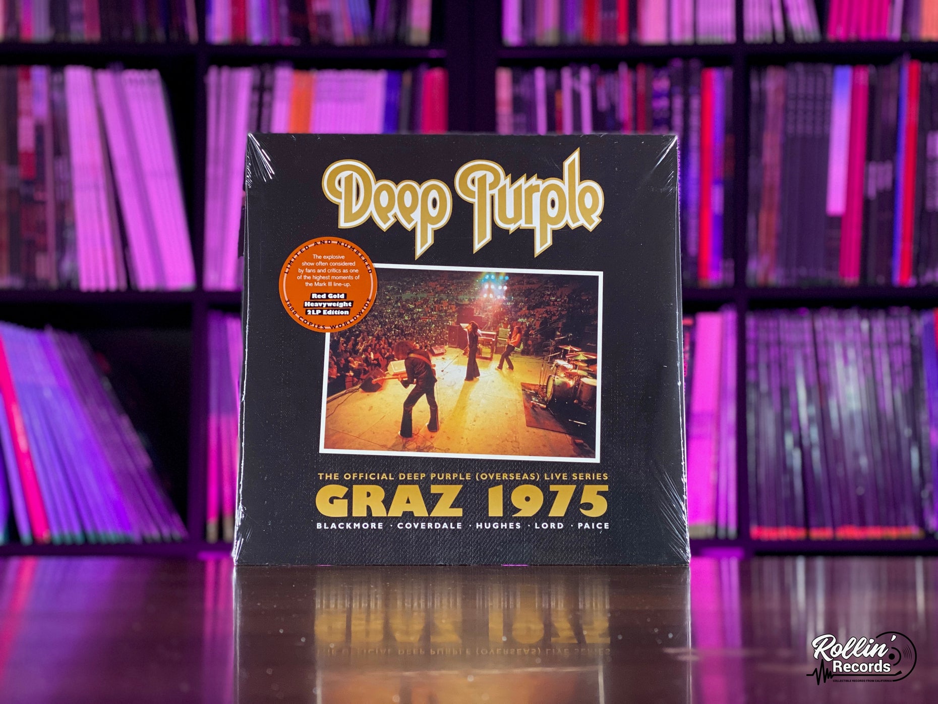 Deep Purple - Live in Graz 1975 (Red & Gold Vinyl) – Rollin' Records