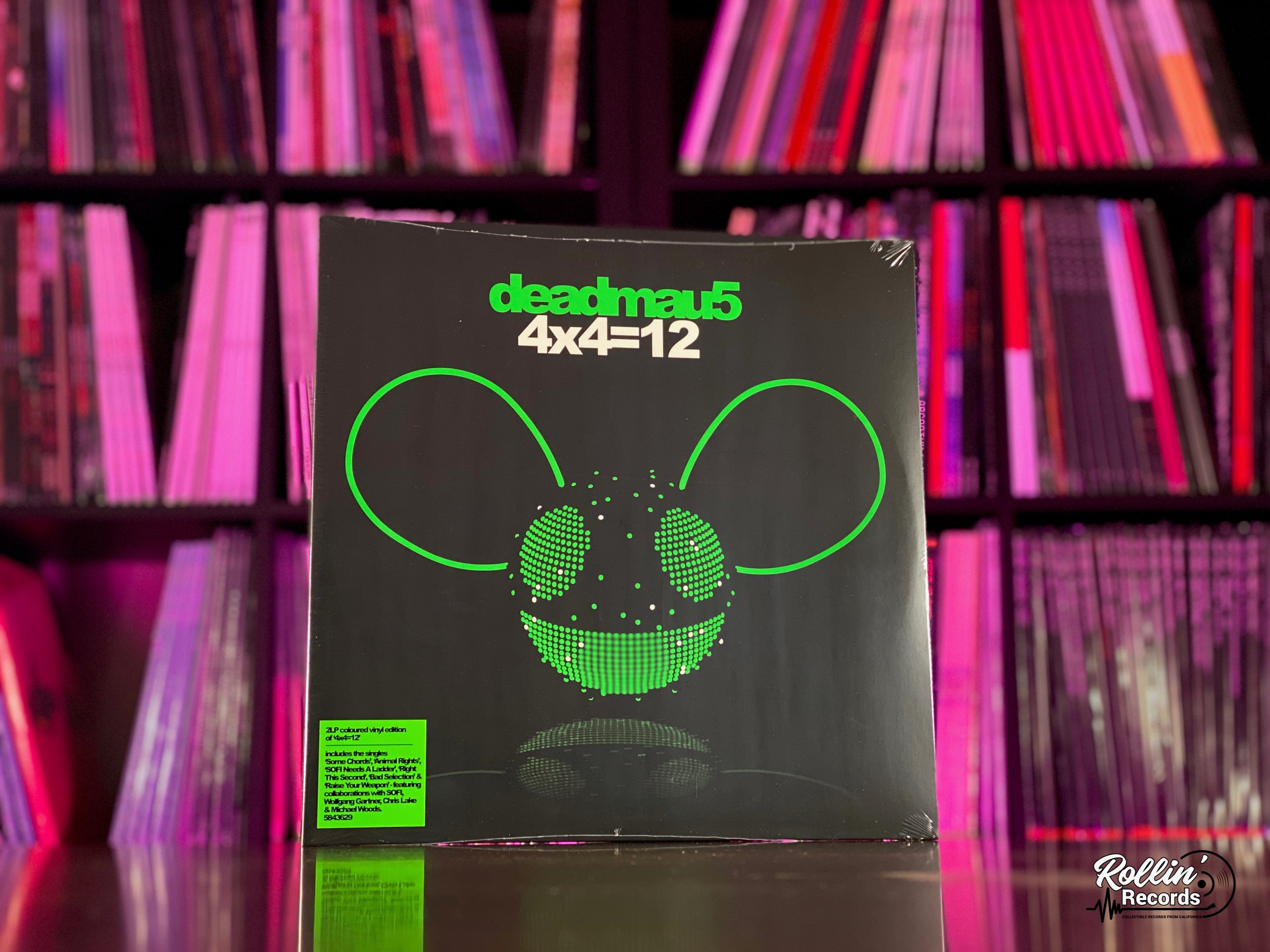 Deadmau5 - 4x4=12 (Transparent Green Vinyl) – Rollin' Records