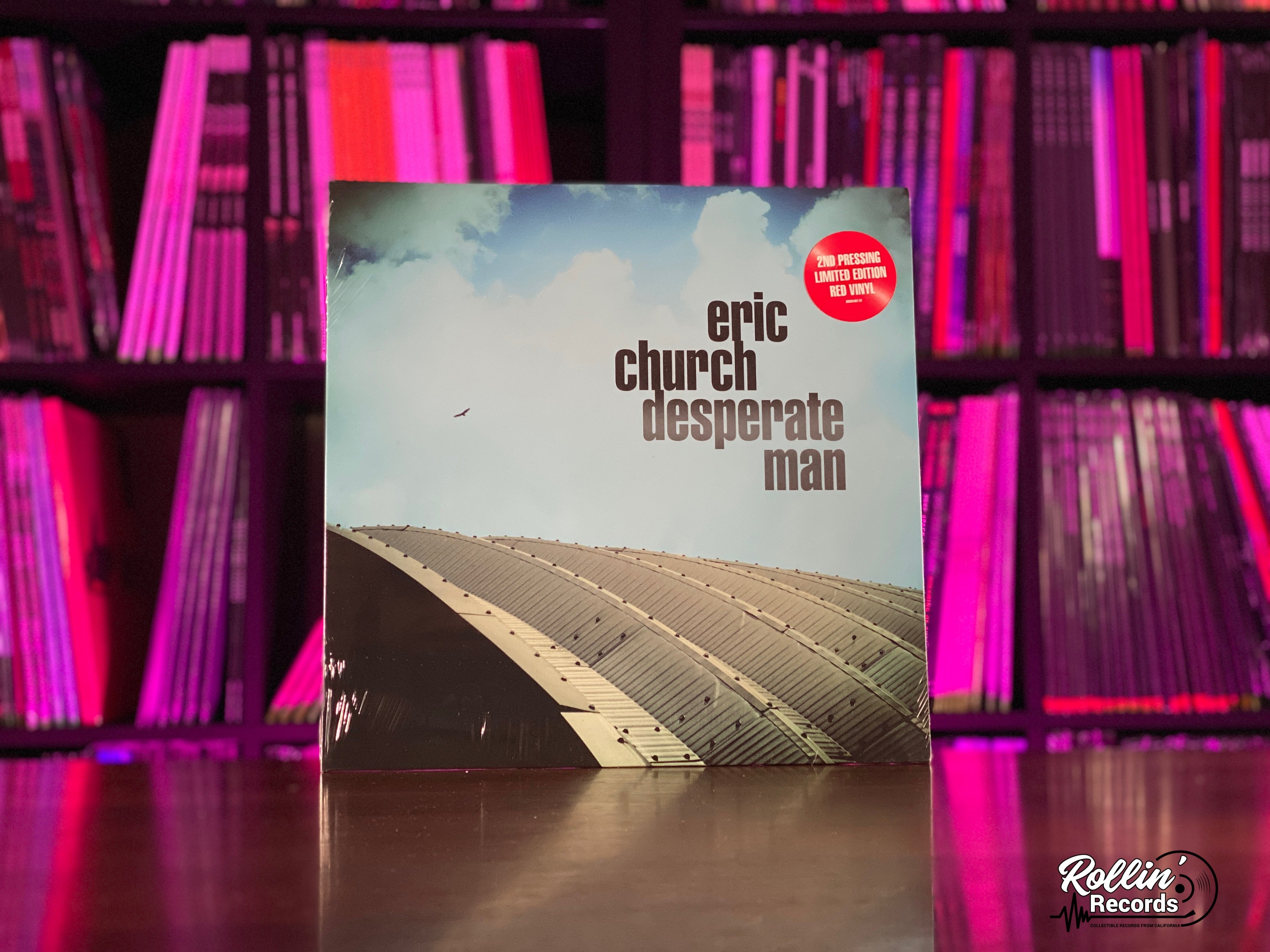 Eric Church - Desperate Man (Red Vinyl) – Rollin' Records