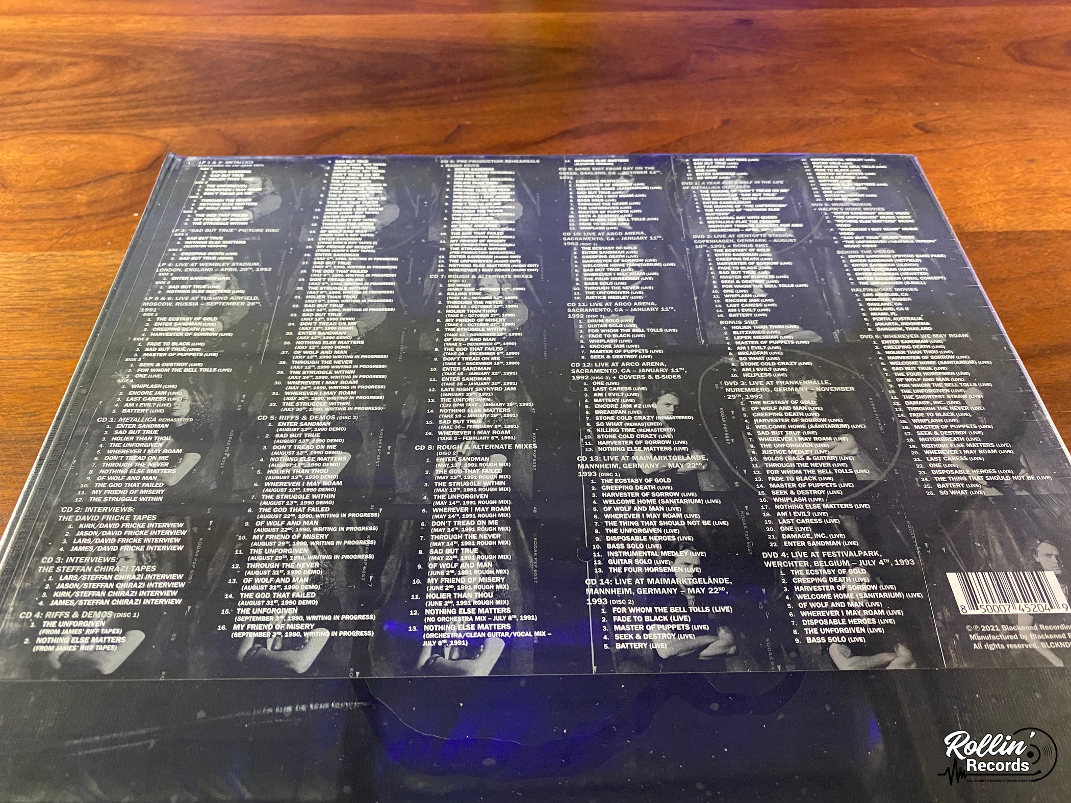 Metallica - METALLICA (Remastered Deluxe Box Set)(5LP)(14CD)(6DVD ...