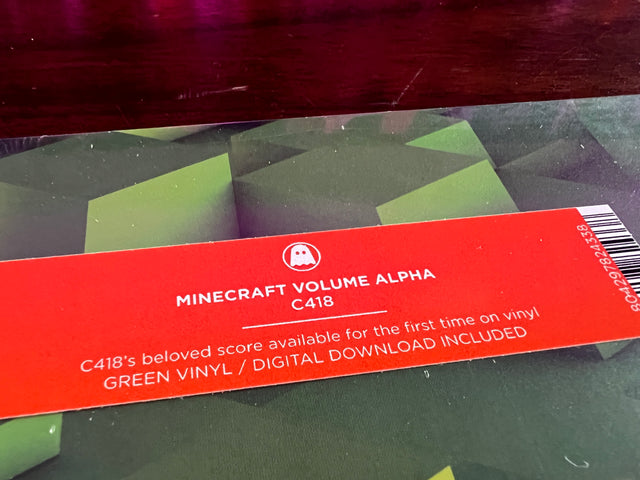 Minecraft Volume Alpha (Transparent Green Vinyl) – Rollin' Records