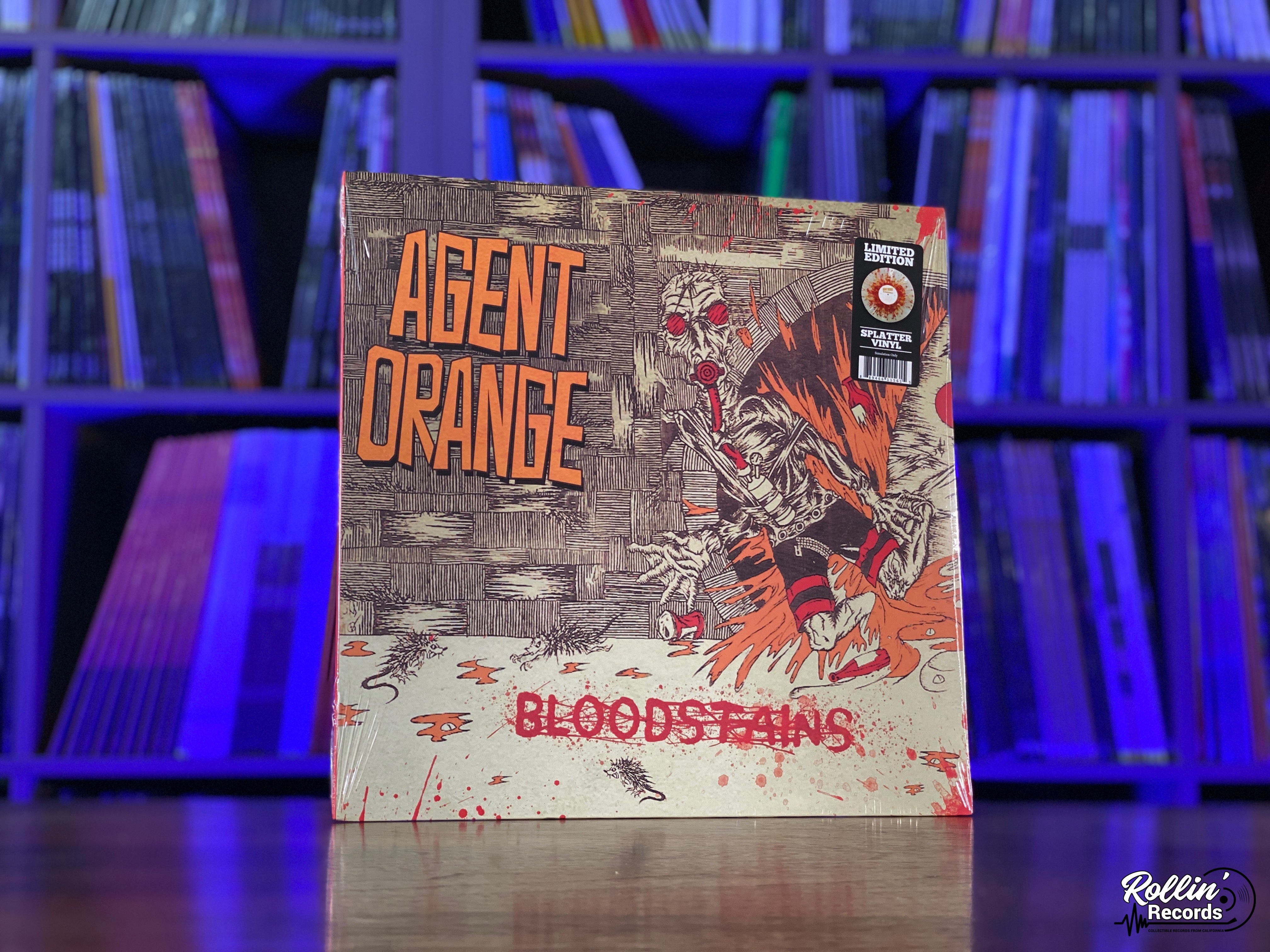Agent Orange - Bloodstains (Red/Orange Splatter Vinyl) – Rollin' Records